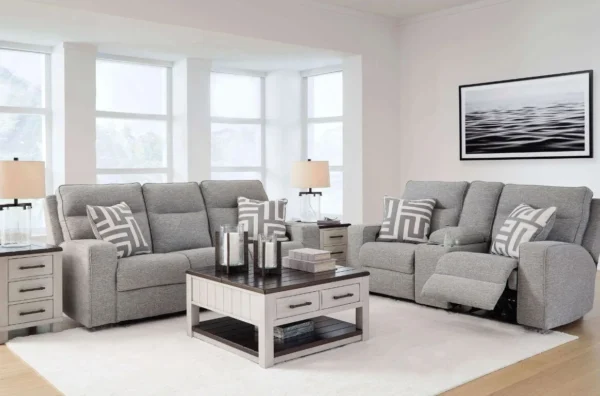 Ashley Biscoe Power Reclining Living Room Set - Ashley Home Furniture